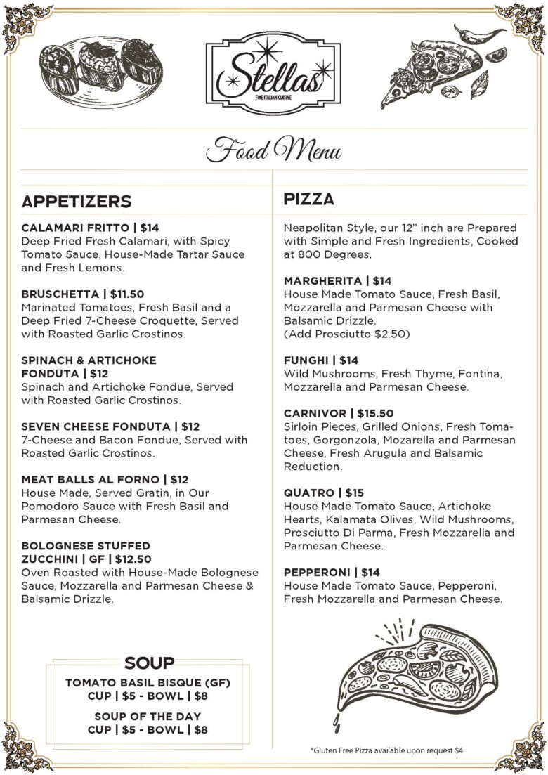 Diner Menu – Stellason25th