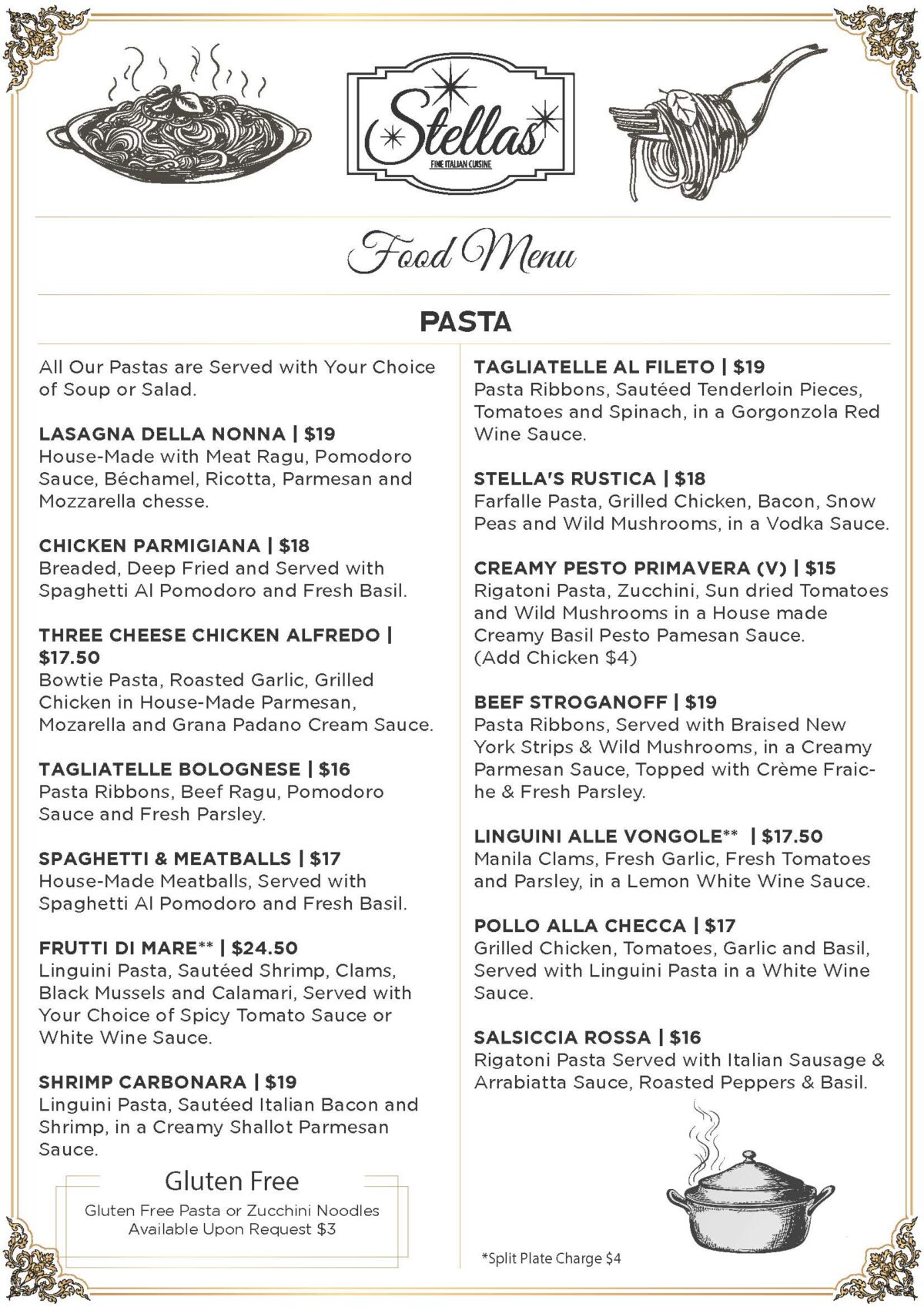 Diner Menu – Stellason25th