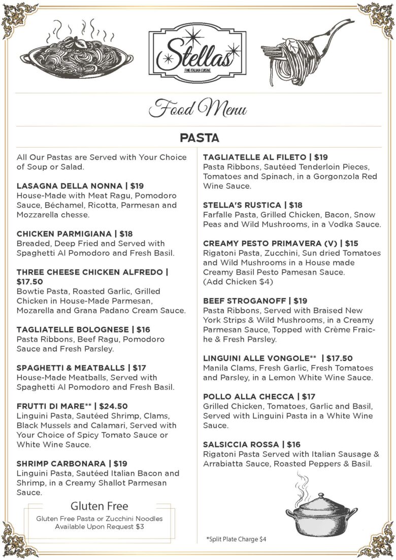 Diner Menu – Stellason25th