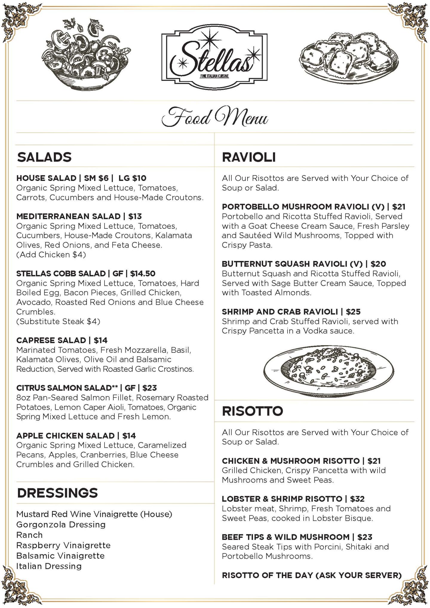 Diner Menu – Stellason25th