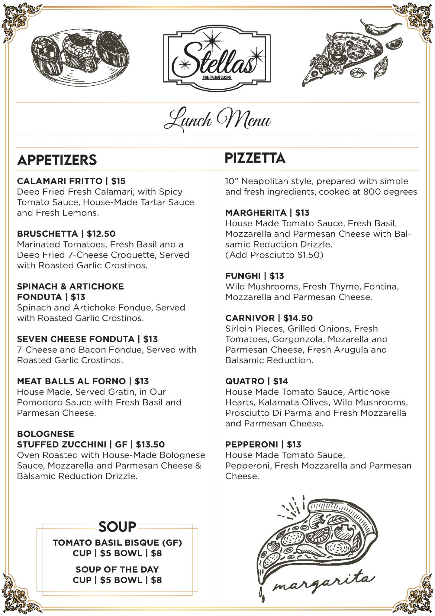 Lunch Menu – Stellason25th